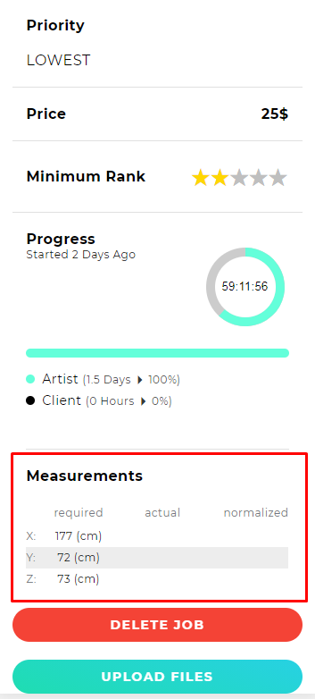 How to complete my geometry job? – Creators 3D - Help center