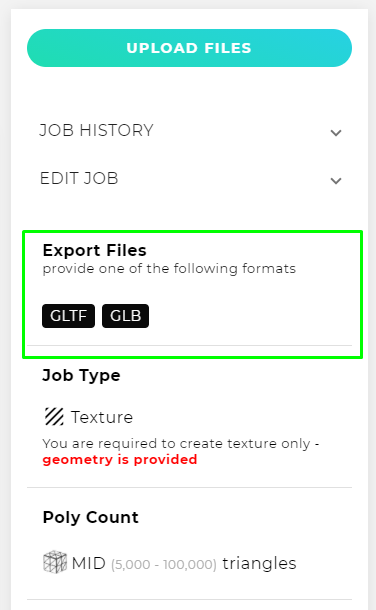 Geometry jobs – Creators 3D - Help center